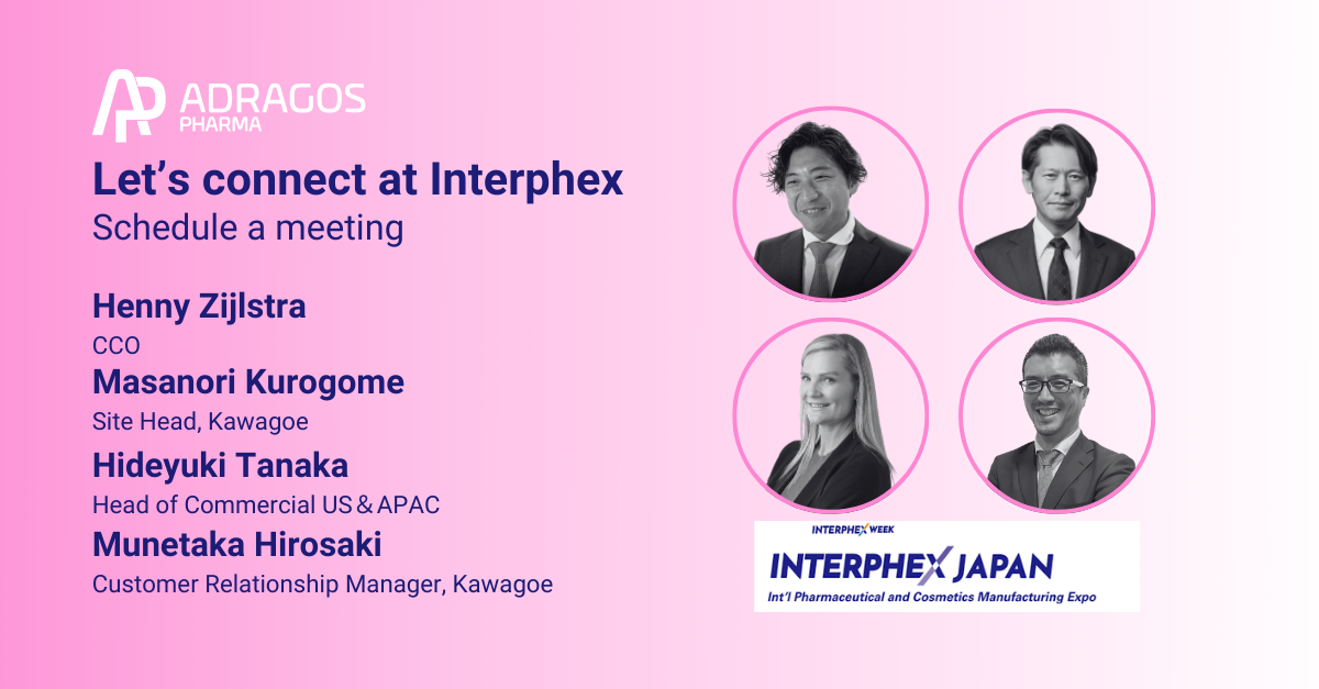 Adragos Pharma goes to Interphex 2025 in Tokyo [9th-11th July]